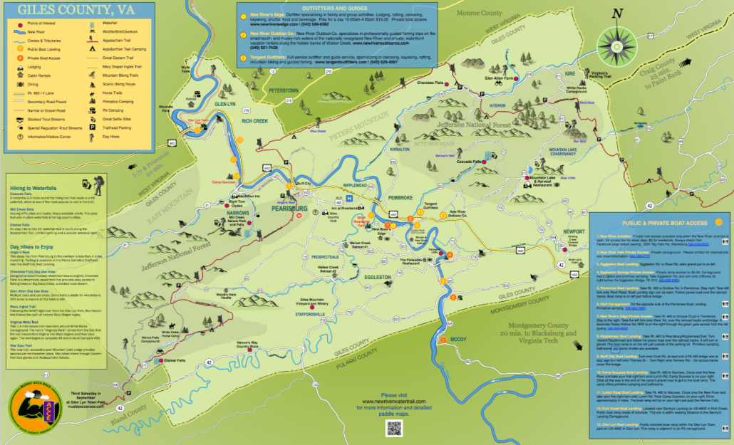 New River Giles County Boat Access | Virginia's New River Valley