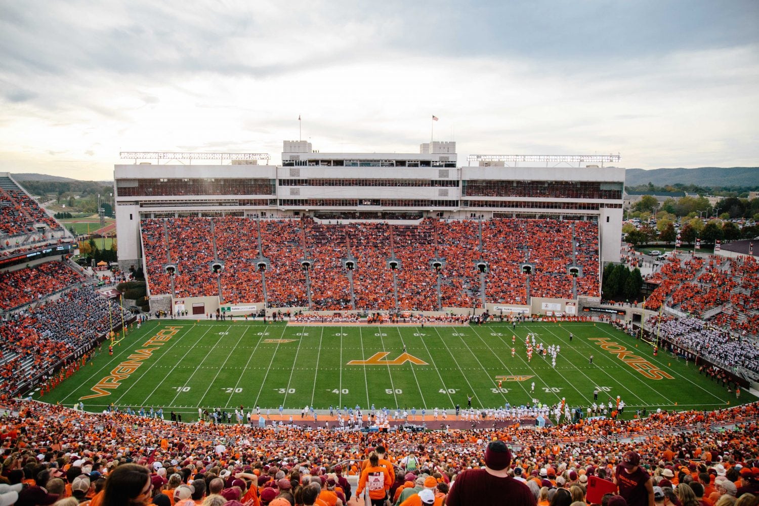 Lane Stadium Aerial | Virginia's New River Valley
